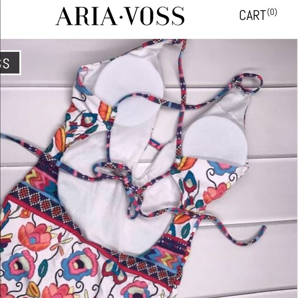 Aria Voss | Swim | Delia Floral One Piece By Aria Voss | Poshmark